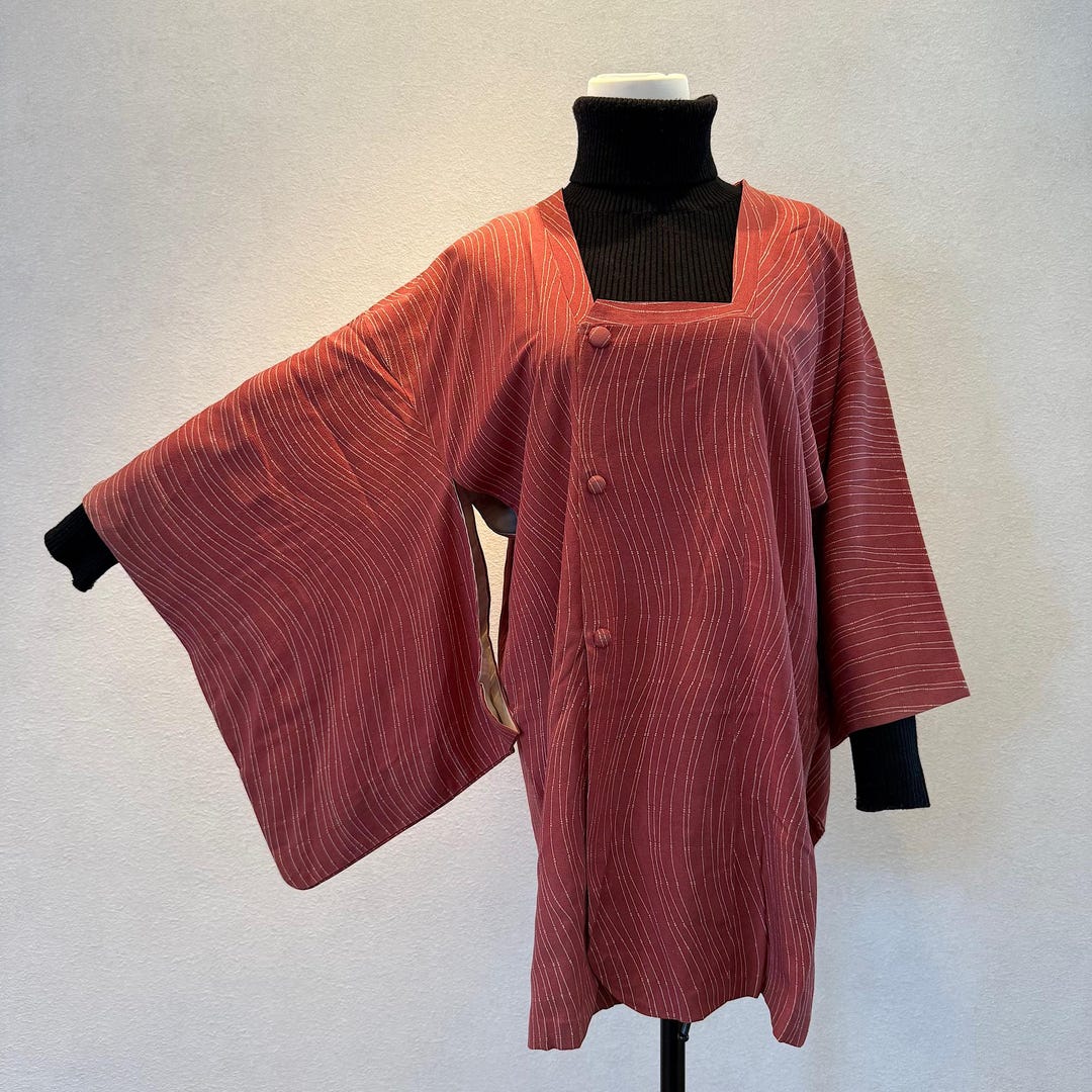 NEW!! Japanese Michiyuki, Jacket, Vintage, Traditional Fabric, Special ...