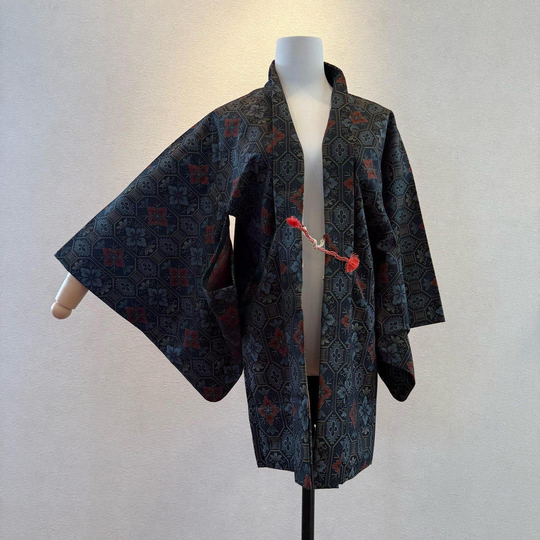 NEW!! Japanese Cute Haori, 100% Japanese Silk, Made in Japan ...
