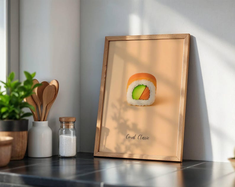 Minimalist Sushi Food Poster Set of 3– Japanese Kitchen Decor - Etsy