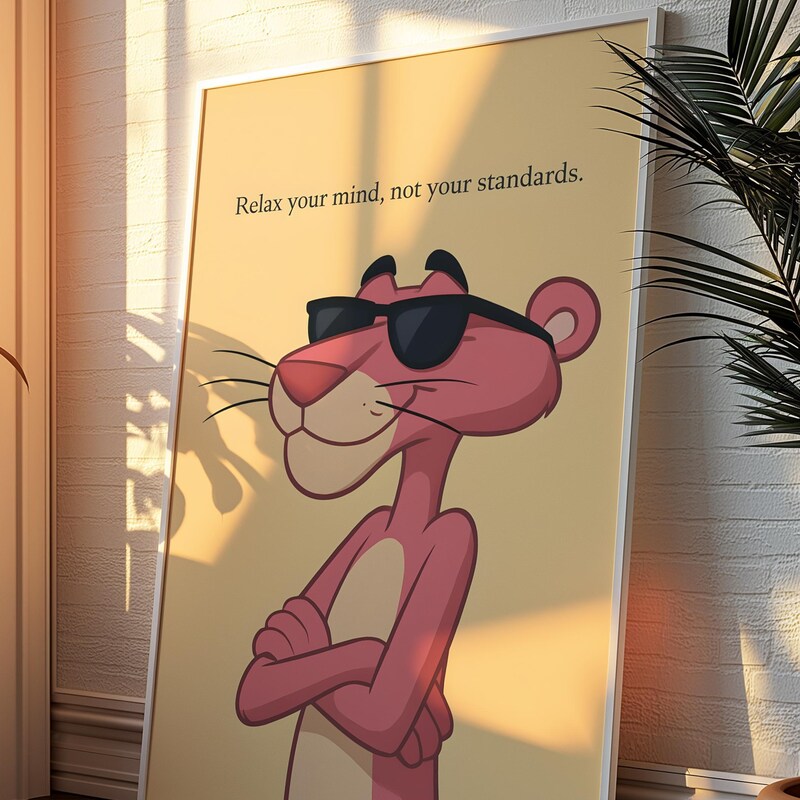 Pink Panther Poster - Etsy