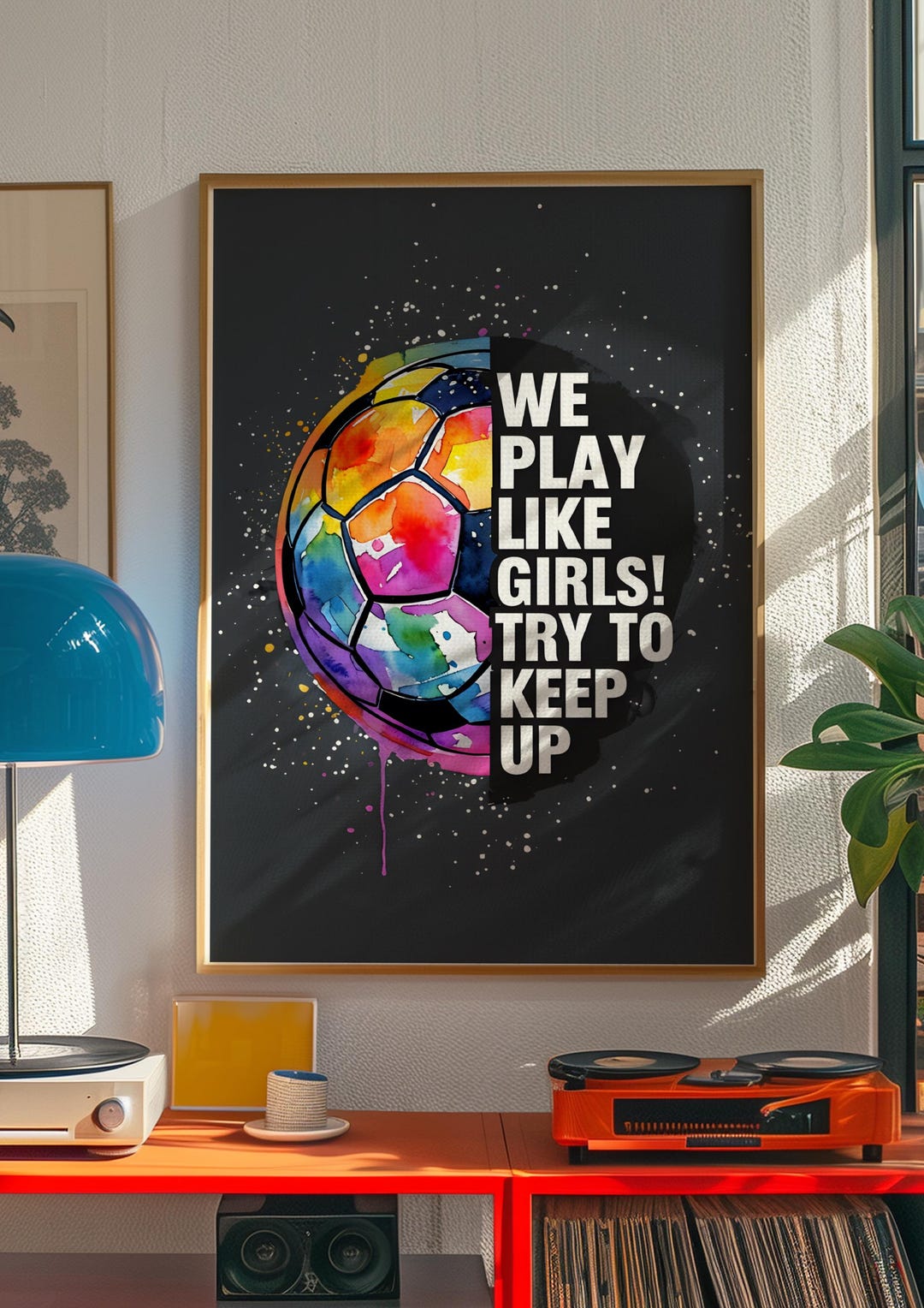 We Play Like Girls Digital Poster - Inspirational Sports Wall Art ...