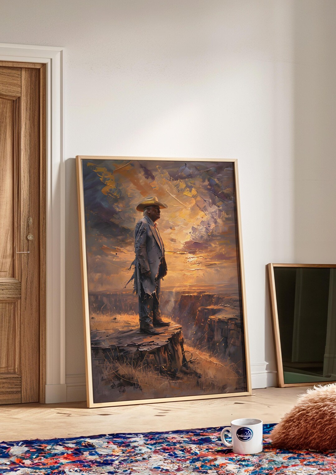 Donald Trump Western Poster Print, Western Print, Trump Poster, Western ...