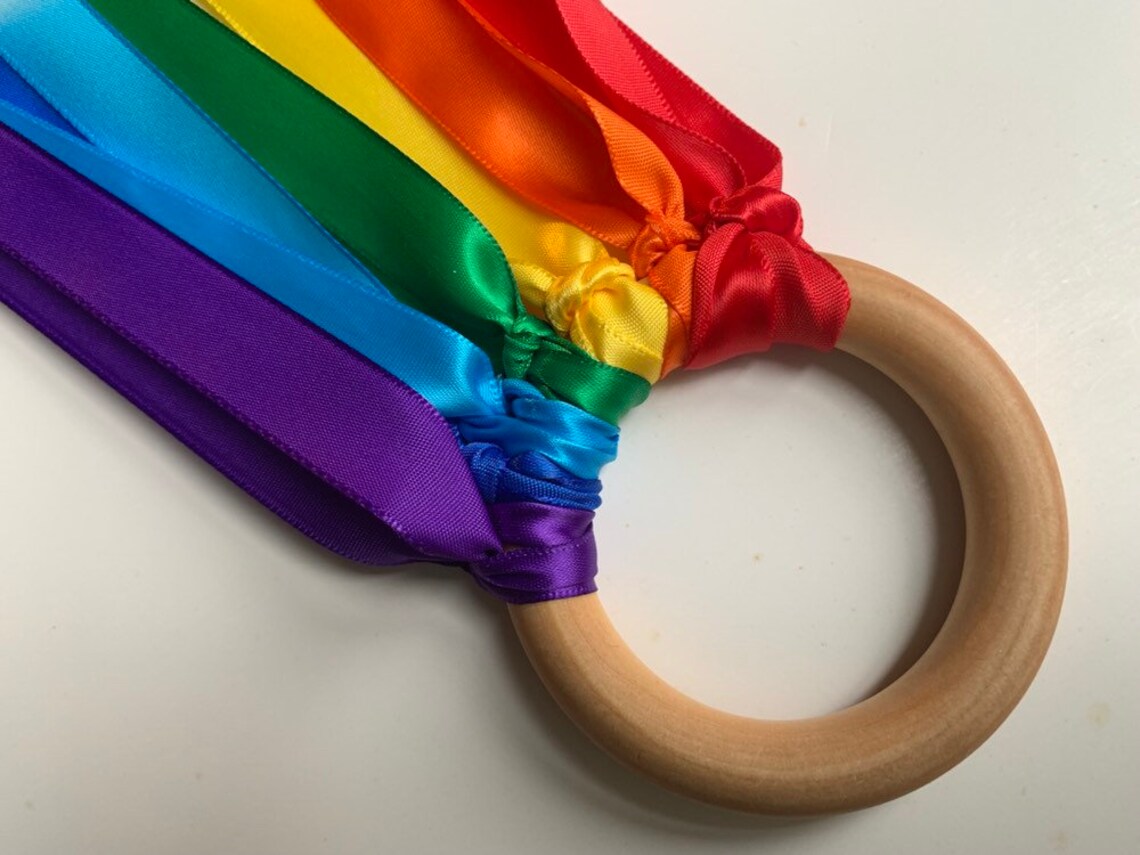 Rainbow Hand Kite - Etsy