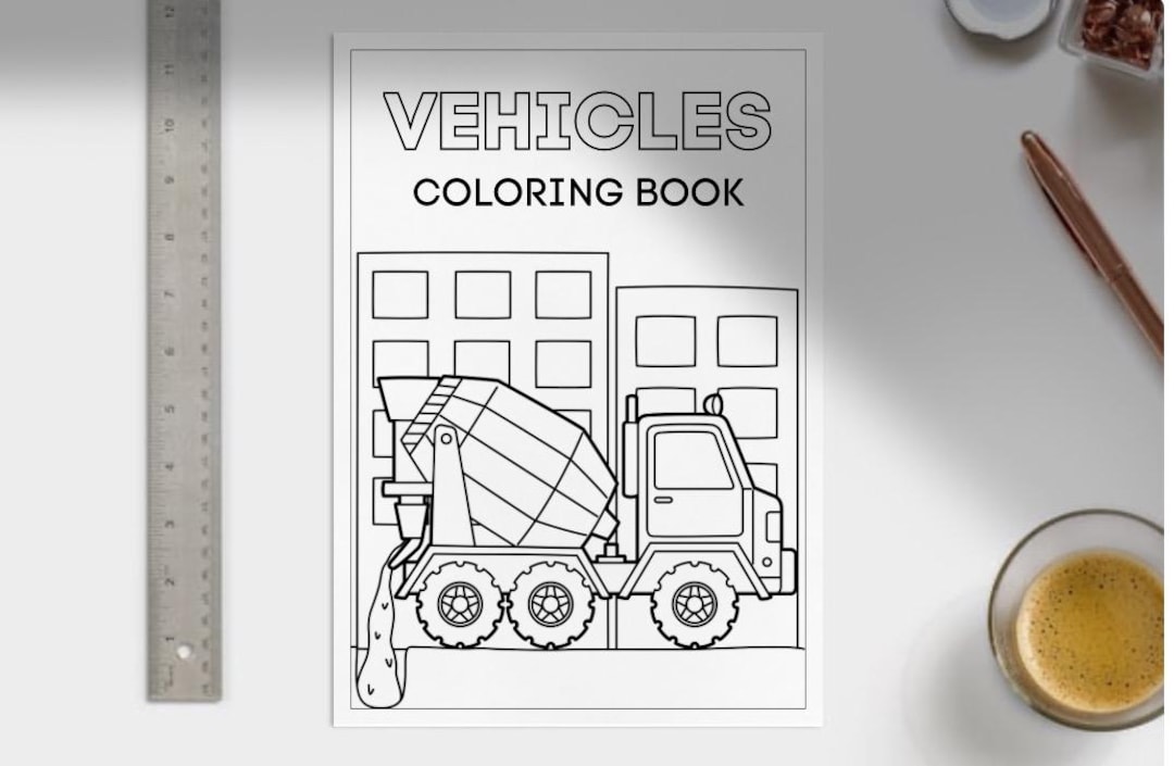 Printable Vehicle Coloring Pages – Cars, Trucks, Planes & More for Kids ...