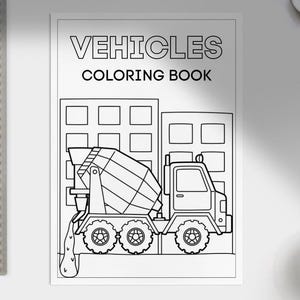 Printable Vehicle Coloring Pages – Cars, Trucks, Planes & More for Kids ...