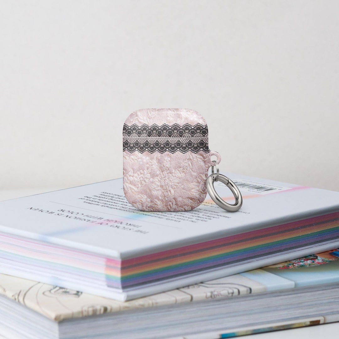 LACY Pink & Black Case for Airpods® - Etsy