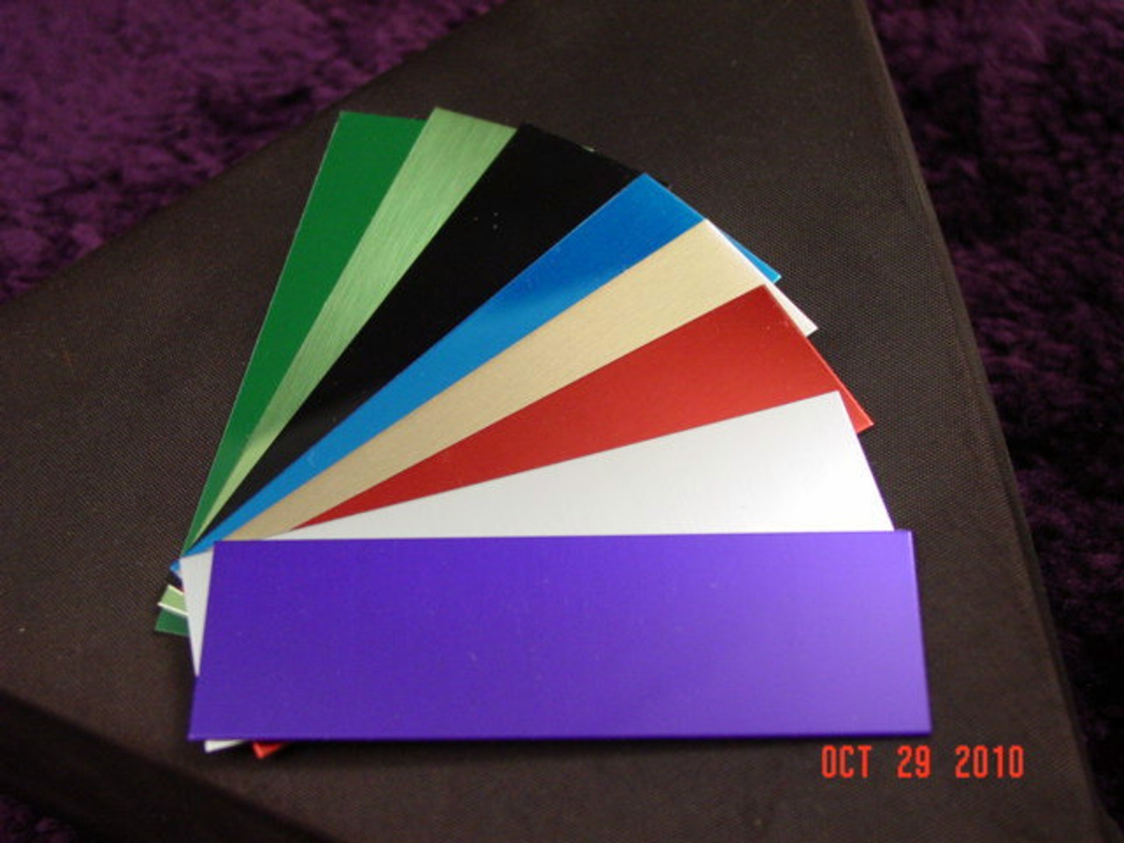 Metal Plates 2x8 engraved personalized diamond engraving | Etsy