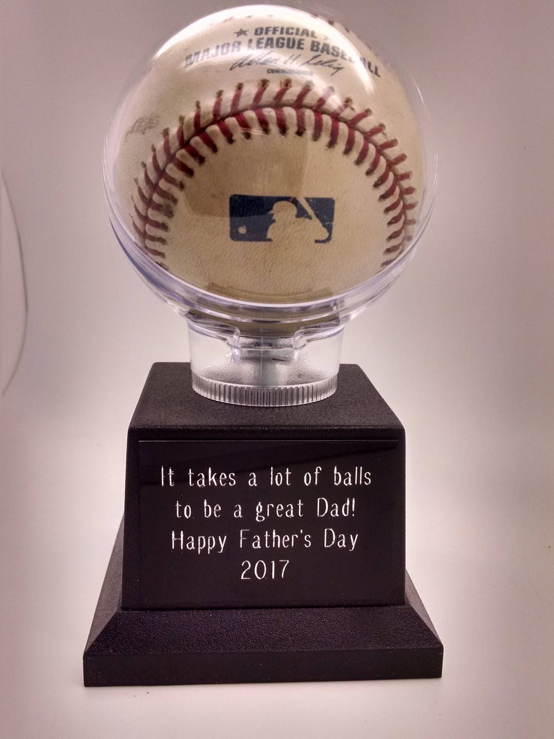 Baseball Holder, Trophy, Display Case, Custom Engraved Showcase CHOICE ...