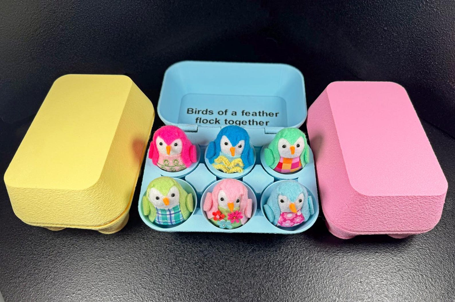 Egg Carton With Personalized Text. Designed for the 2025 Easter/spring ...