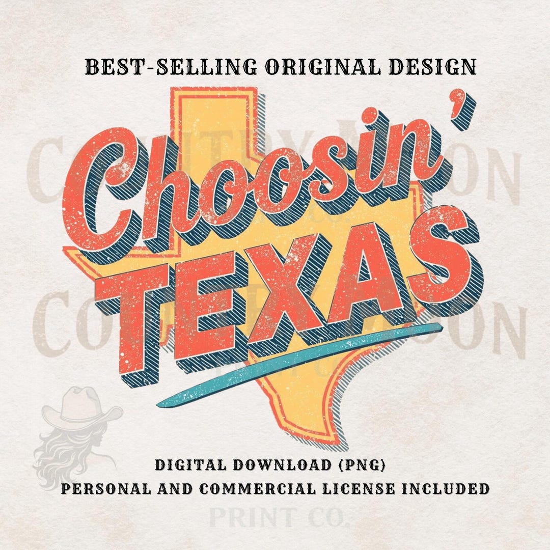 Choosing Texas PNG | Western Cowgirl Tee Shirt Sublimation, Popular ...
