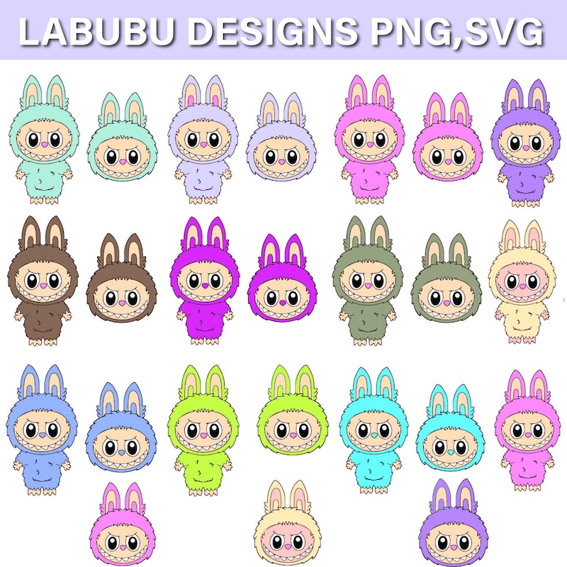 Labubu Vector Design - Etsy