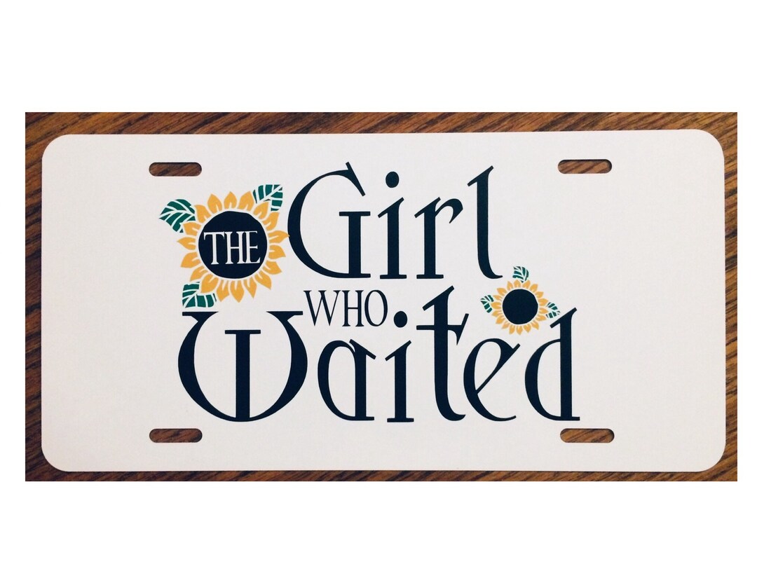 Doctor Who Inspired License Plate the Girl Who Waited Amy Pond Car Tag ...