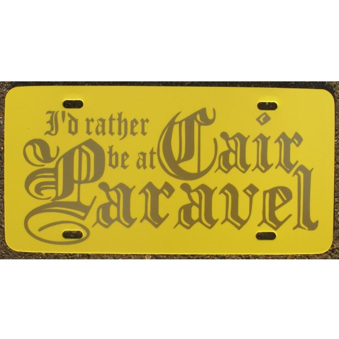 C. S. Lewis Chronicles of Narnia Cair Paravel Car Tag License Plate - Etsy