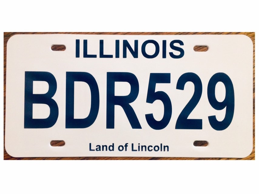 Blues Brothers Imitation BDR529 Chicago Illinois License Plate Car Tag ...
