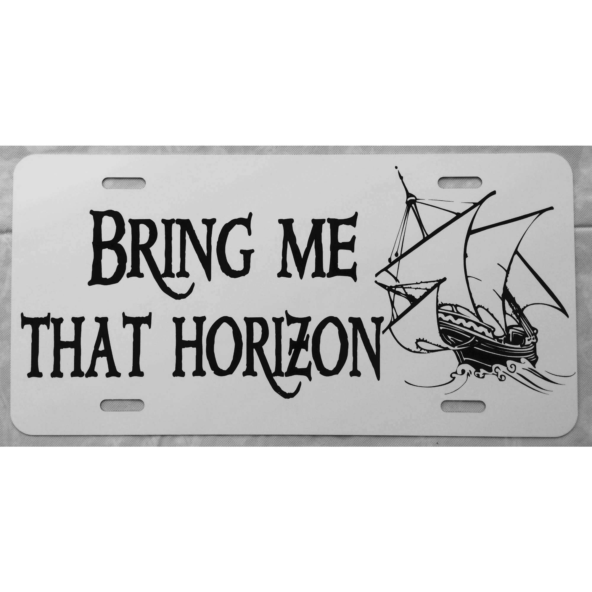 Pirates of the Caribbean License Plate Bring Me That Horizon | Etsy