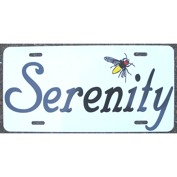 Firefly License Plate - Etsy