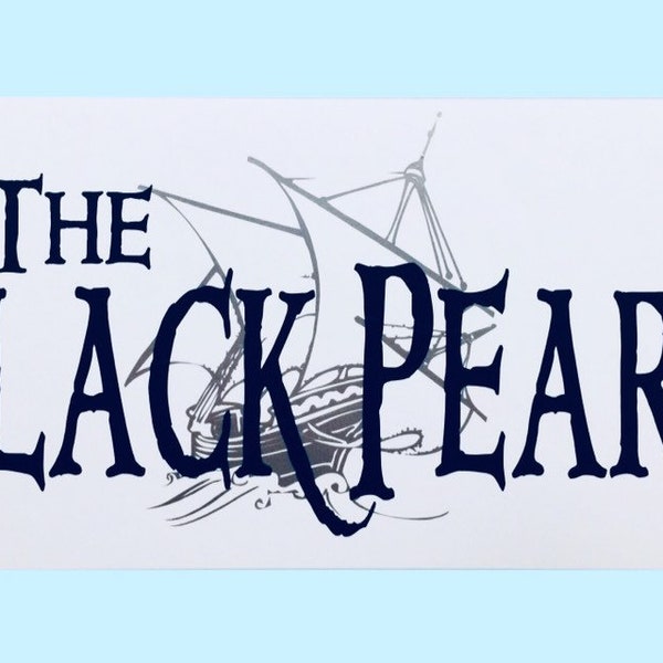 Black Pearl Decal - Etsy