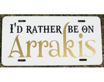 Sci Fi License Plate - Etsy Australia