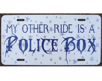 Doctor Who Inspired Bigger on the Inside License Plate Car Tag | Etsy