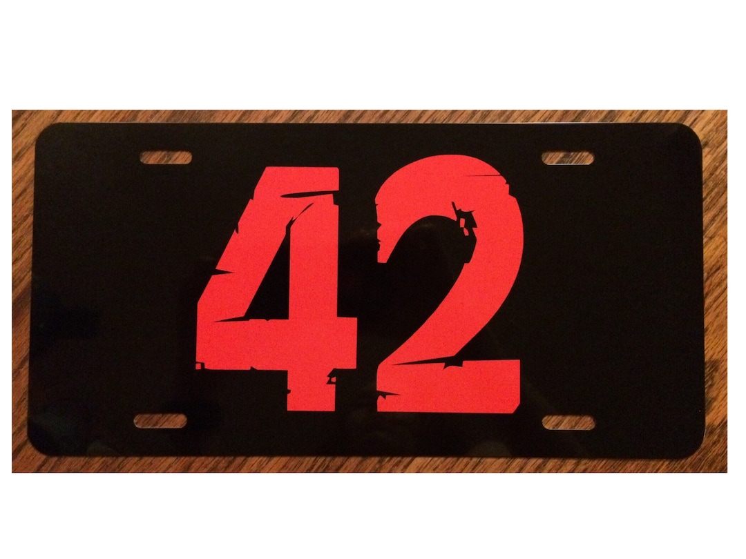 42 License Plate Hitchhiker's Guide to the Galaxy Inspired Car Tag ...