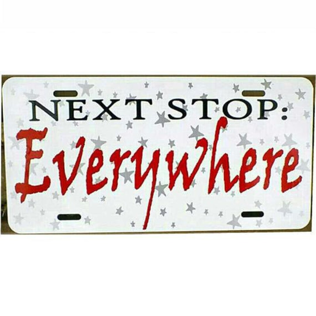 Doctor Who Inspired License Plate Next Stop: Everywhere Car Tag - Etsy