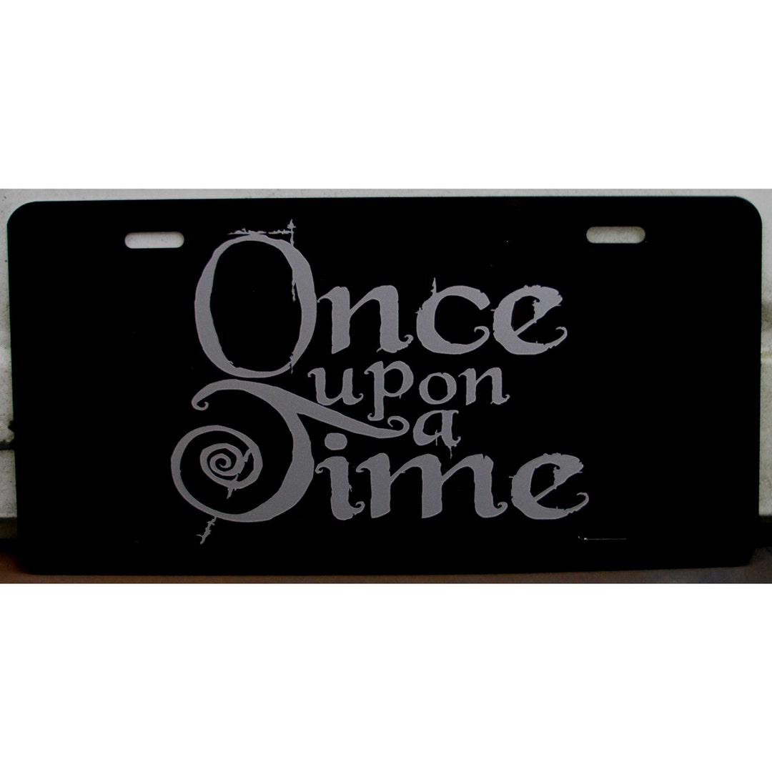 Fairy Tale Once Upon a Time License Plate Booklover Princess Car Tag - Etsy