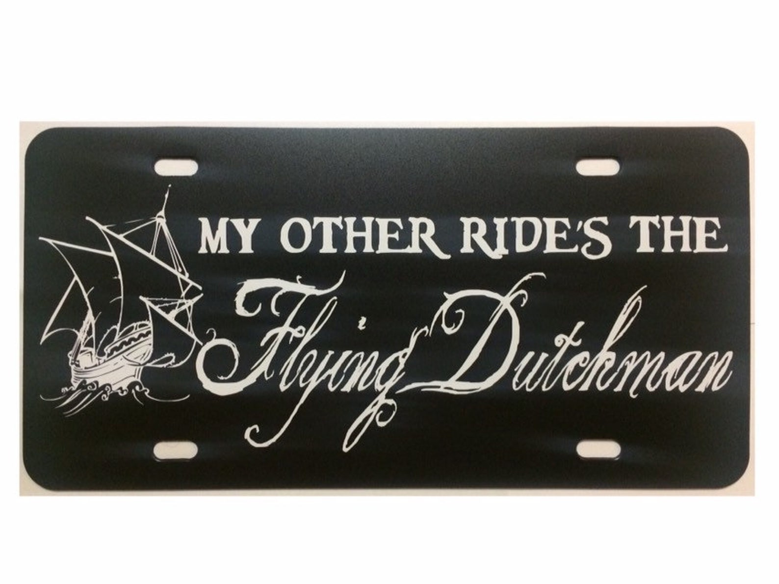 Pirates of the Caribbean License Plate Flying Dutchman Car Tag - Etsy