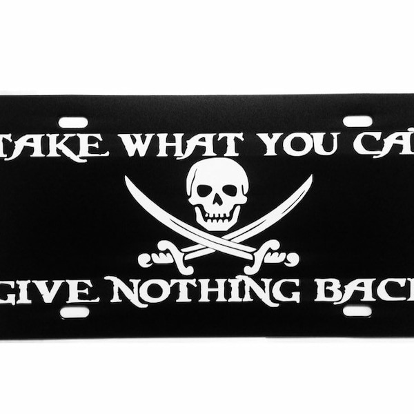 Pirates of the Caribbean License Plate - Etsy