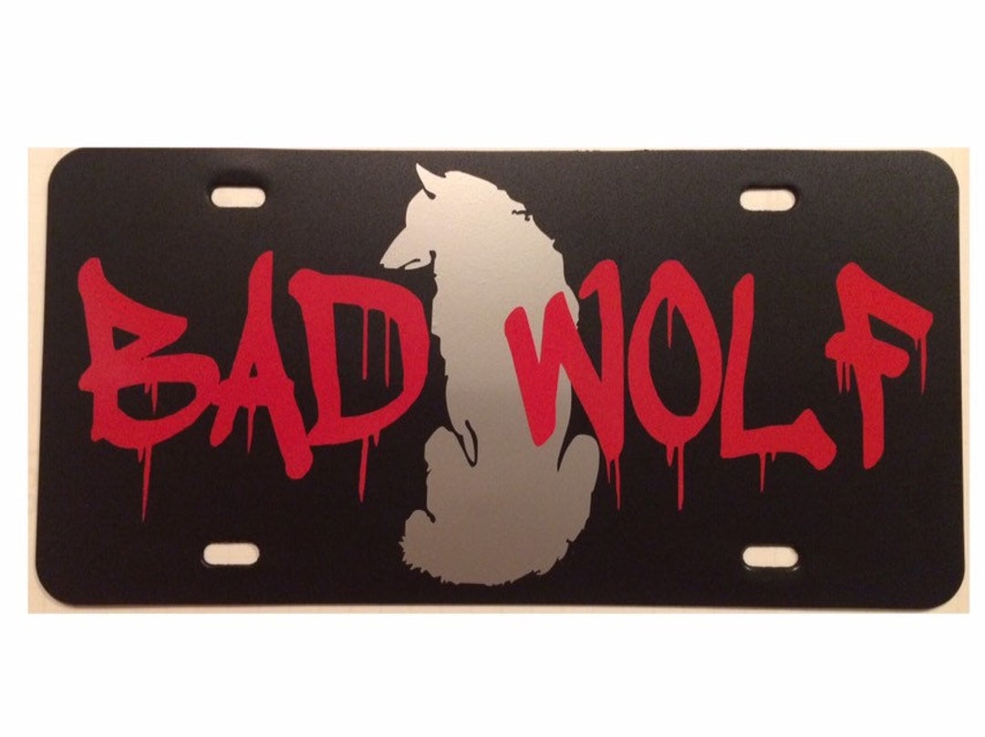 Doctor Who Inspired Bad Wolf Rose Tyler License Plate Car Tag - Etsy