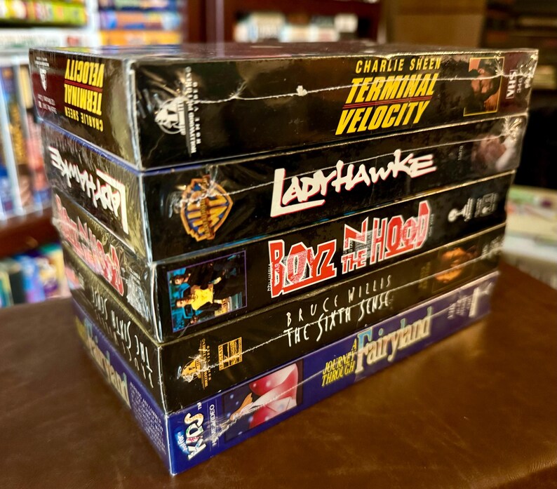 Sealed VHS Movies Variety of 5 -retro Vintage Videos - Etsy