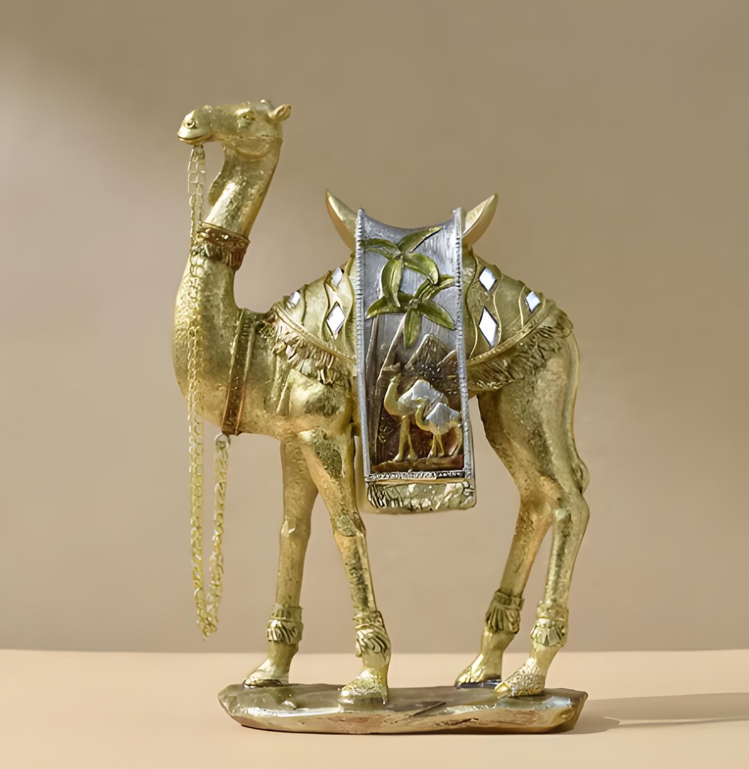 Home Decor Camel Figurine Collection Modern Resin Tabletop Ornament ...