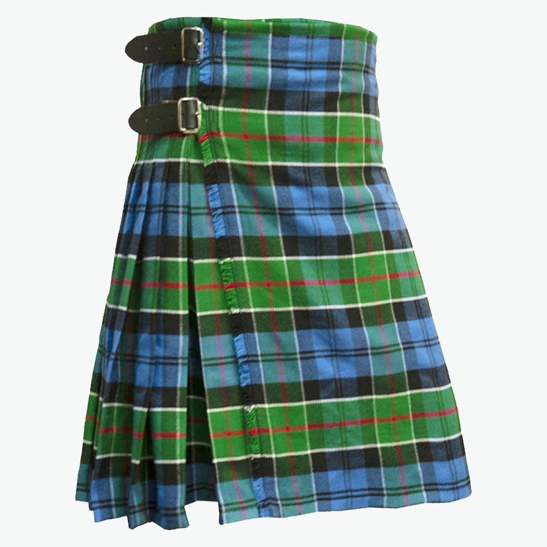 Colquhoun Ancient Tartan Kilt - 16 Oz 8 Yard Scottish Highland ...