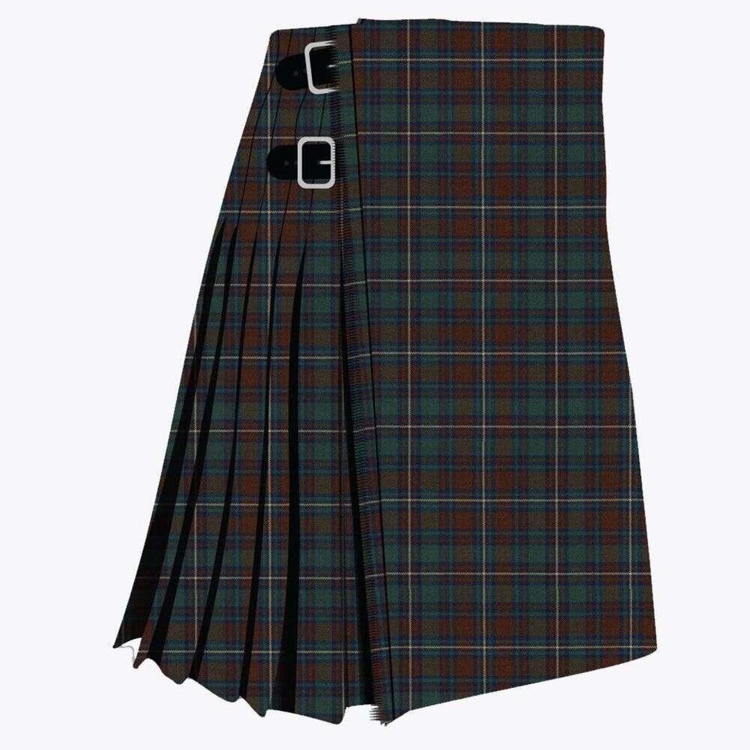 County Kerry Tartan Kilt - 16 Oz 8 Yard Scottish Highland Traditional ...