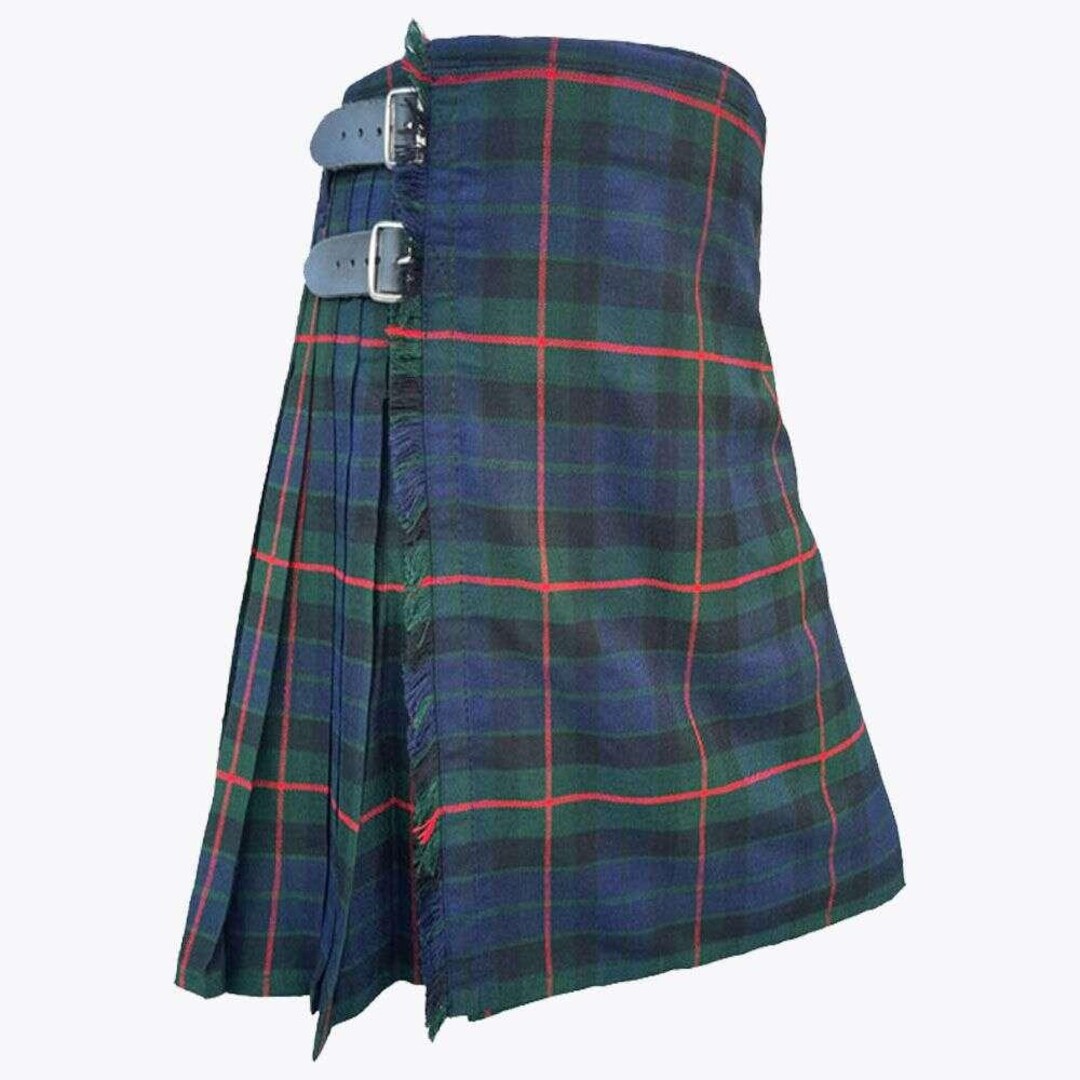 Gunn Modern Tartan Kilt - 16 Oz 8 Yard Scottish Highland Traditional ...