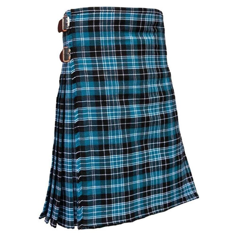 Scottish Clark Modern Tartan Kilt - 16 Oz 8 Yard Scottish Highland ...