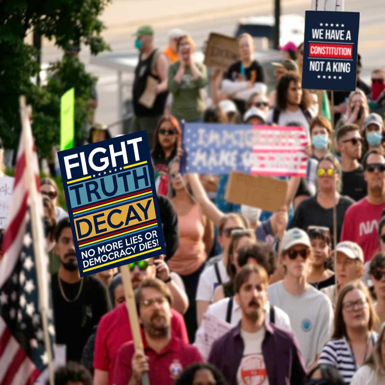 Resist Protest Sign Printable: Fight Truth Decay Poster (digital ...