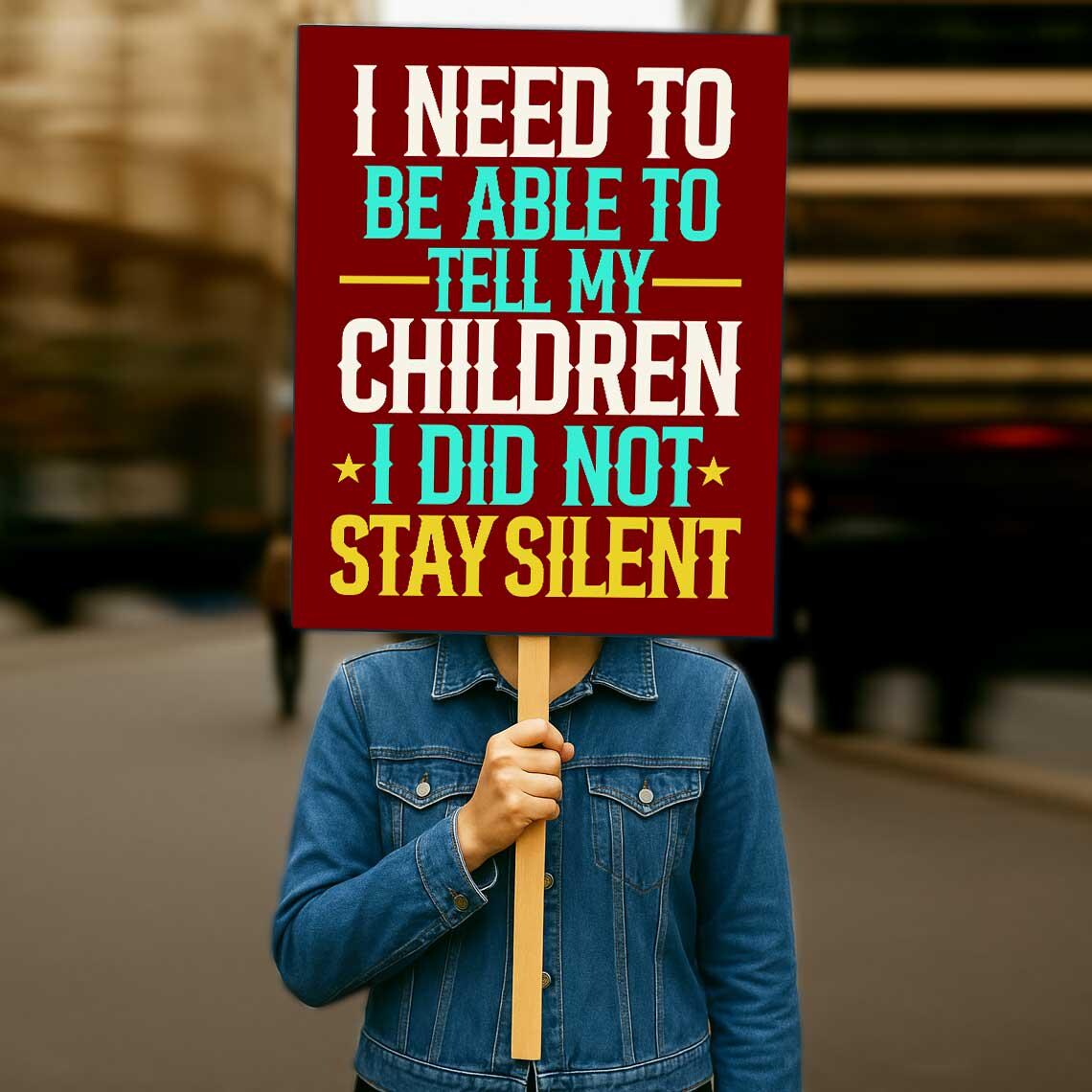 Resist Protest Sign: I Need to Be Able to Tell (digital Download, 7 ...