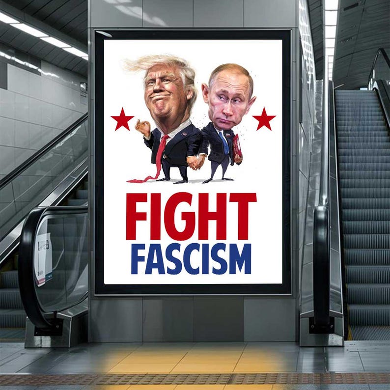 Resist Protest Sign Printable: Fight Fascism Poster (digital Download ...