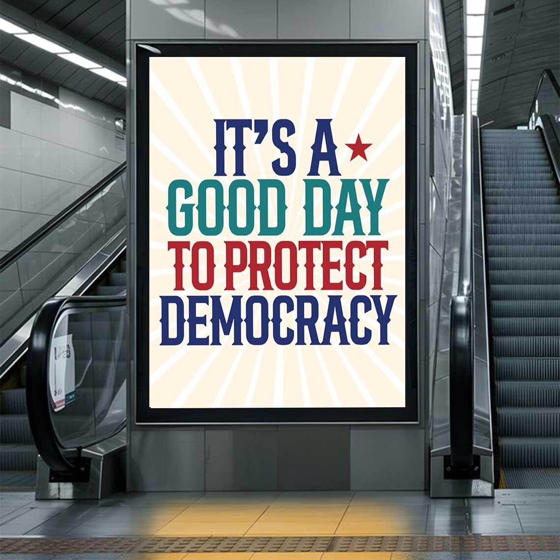 Resist Protest Sign Printable: Protect Democracy, No Kings in America ...