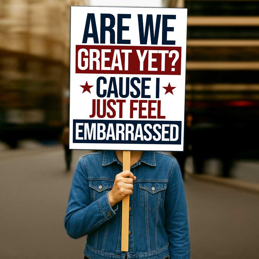 Resist Protest Sign Printable: Embarrassed Sarcastic Poster (digital ...