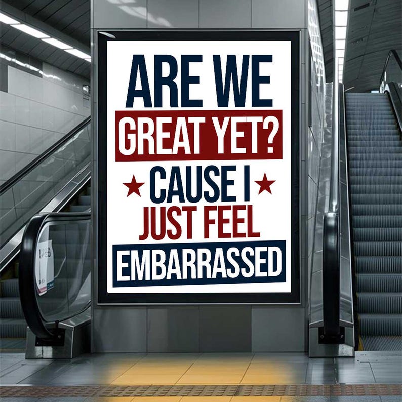 Resist Protest Sign Printable: Embarrassed Sarcastic Poster (digital ...
