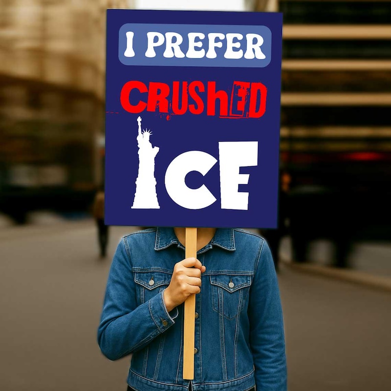 No Ice Protest Signs - Etsy