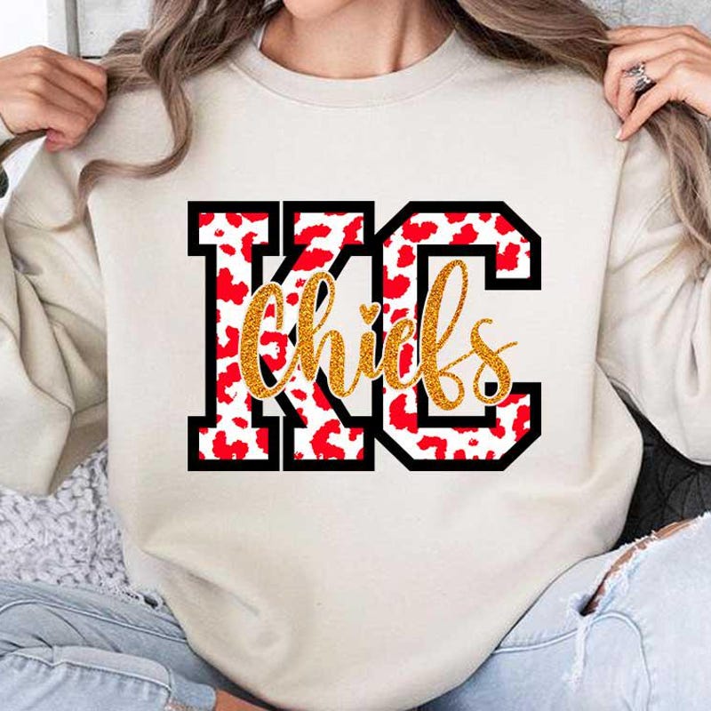 Kc Chiefs Leopard Png - Etsy