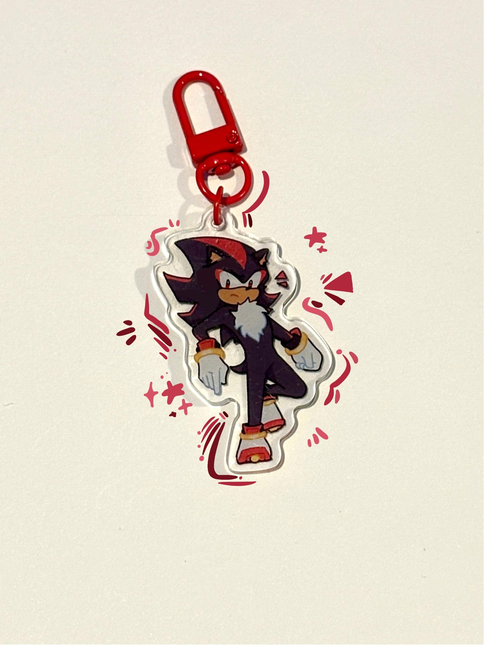 Sonic Acrylic Keychains - Sonic, Shadow, + Amy - Etsy