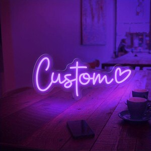 Custom Neon Wall Sign, Home Decor, Aesthetic Neon Sign, LED Neon Sign ...