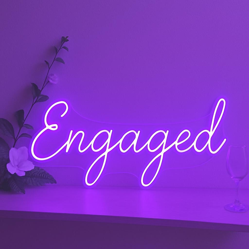 Wedding Name Neon Sign - Neon Sign Wedding - Neon Light Sign - LED Neon ...