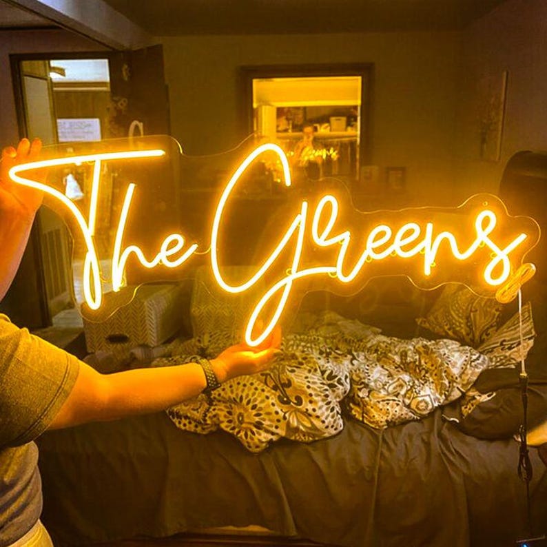 Custom Wedding Neon Sign, LED Neon Sign, Personalized Gits, Aesthetic ...