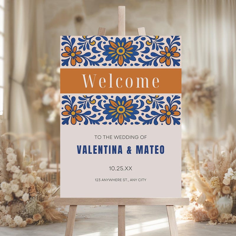 Talavera Welcome Sign - Etsy