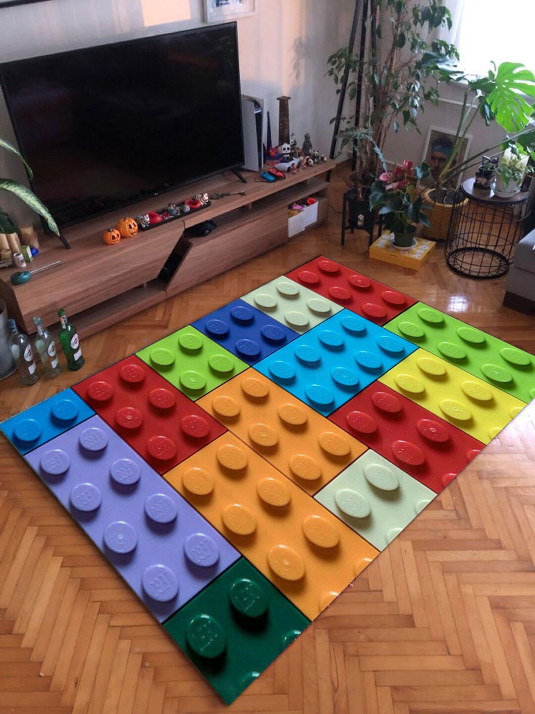 Lego Building Block Rug-lego Brick Rug Perfect for Playrooms and ...