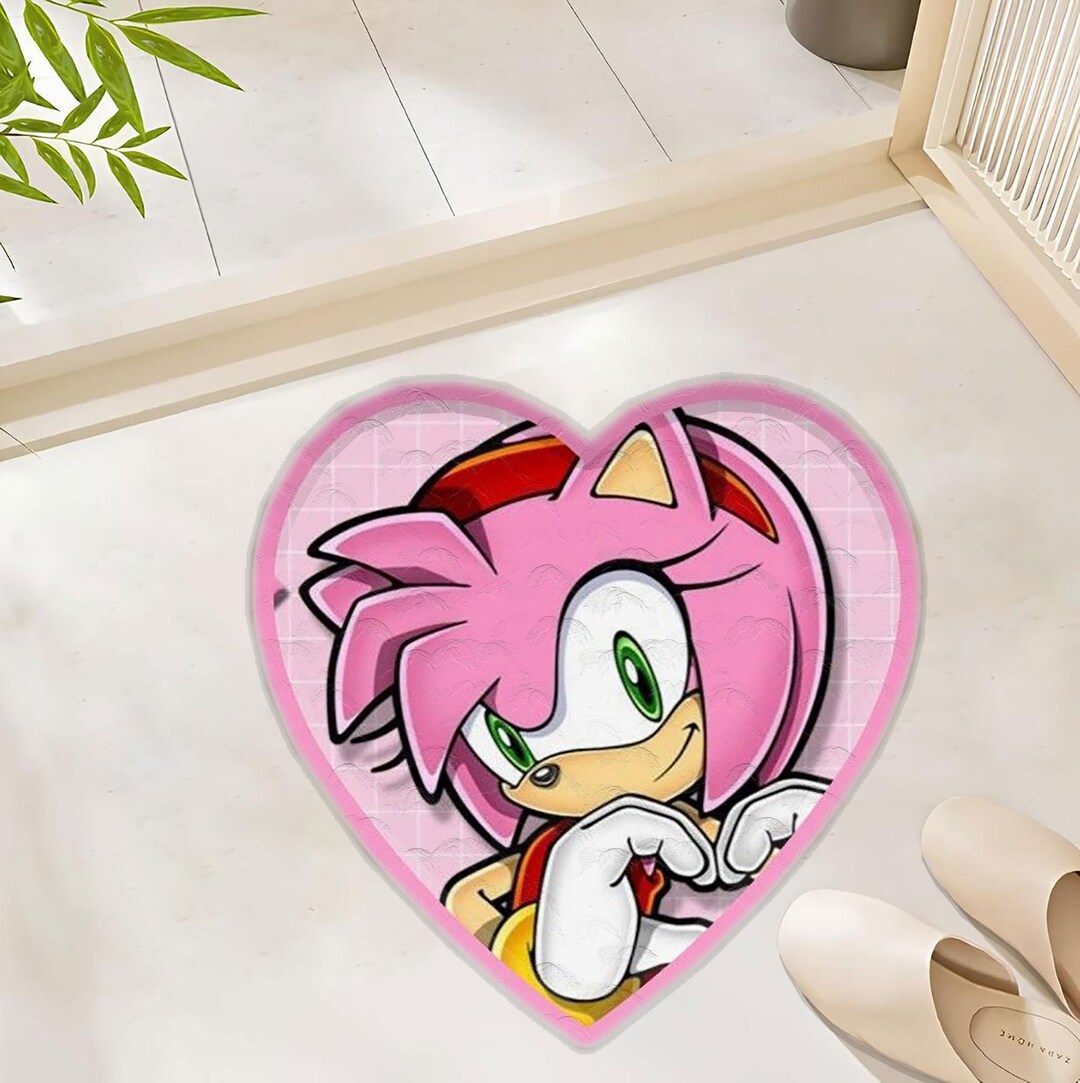 Amy Rose Decore- Amy Rose Rug--sonic Rug- Speedy Adventure Rug ...